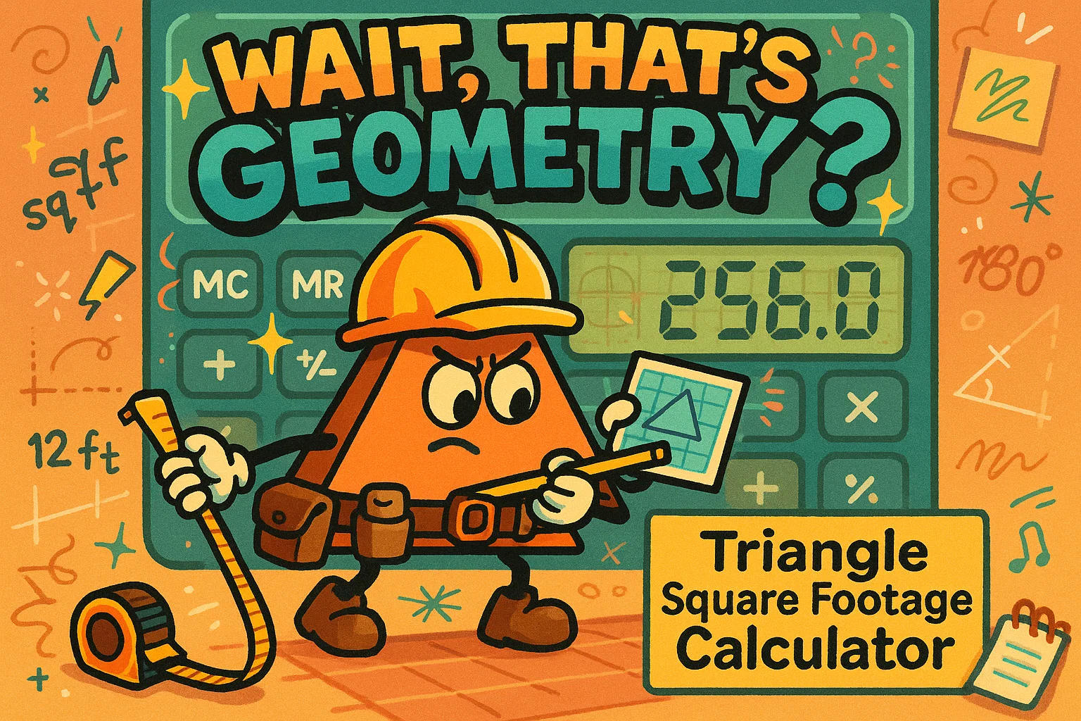 Triangle Square Footage Calculator
